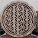 Wood Flower of Life Sacred Geometry Wall Art Mandala - Etsy