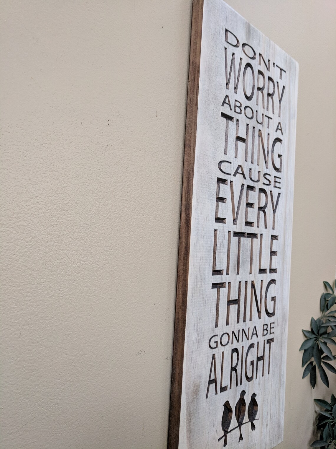 Bob Marley Sign Three Little Birds Bob Marley Wood Art | Etsy