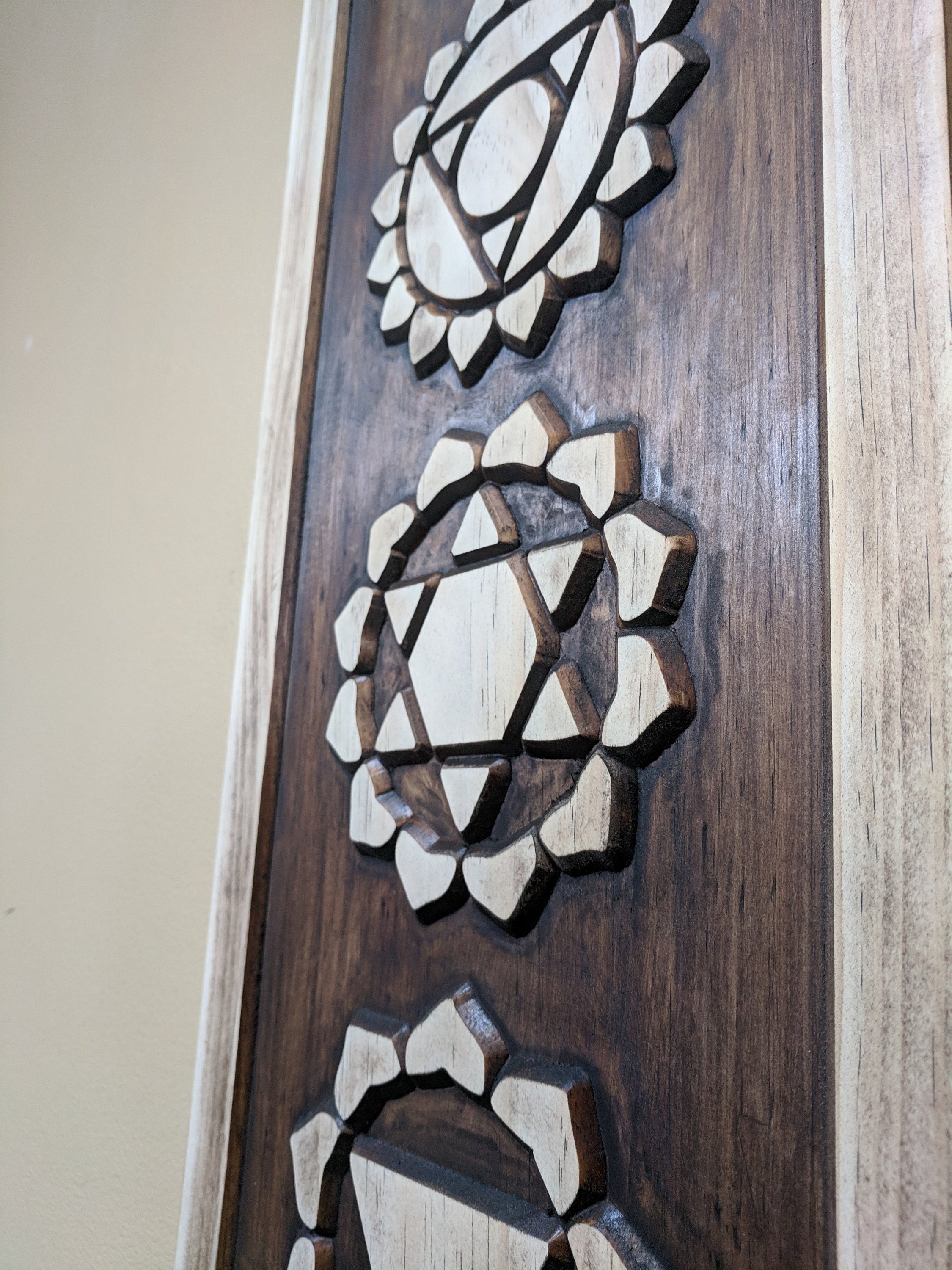 Chakras Wood Carving Chakra Sign Chakra Symbols Meditation | Etsy Ireland