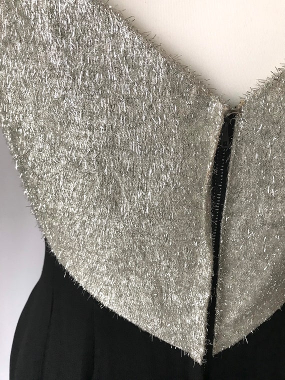 Bombshell Vintage 50s 60s Black and Silver Bullet Coc… - Gem