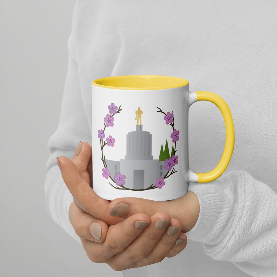 Oregon Capitol Cherry Blossom Coffee Mug - Etsy