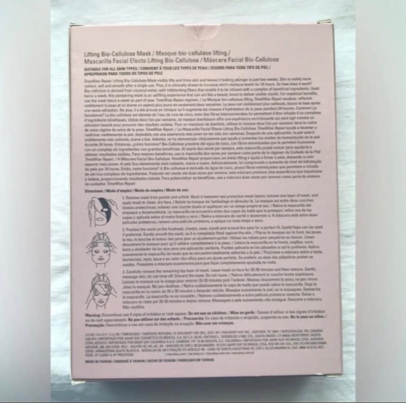 Mary Kay Timewise Repair Lifting Bio-cellulose Mask - Etsy