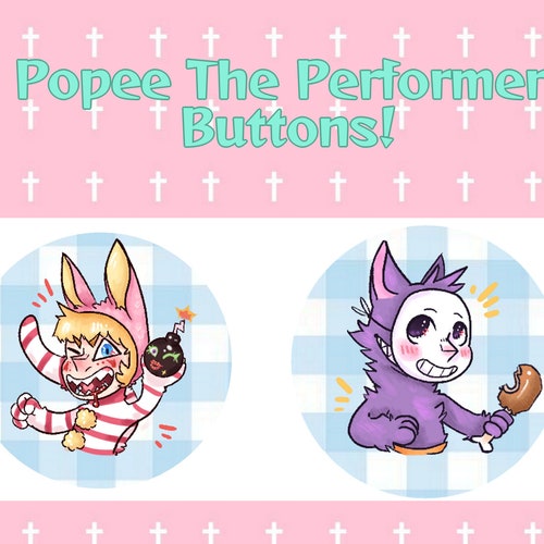 Popee the Performer Sticker Set - Etsy