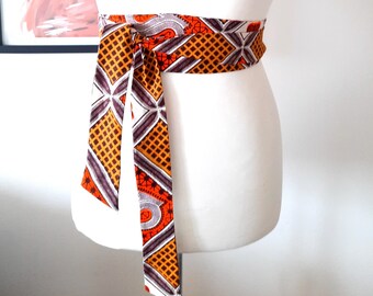 African Print Sash | Etsy