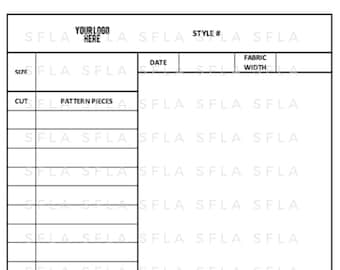 Pattern Record Card | Etsy