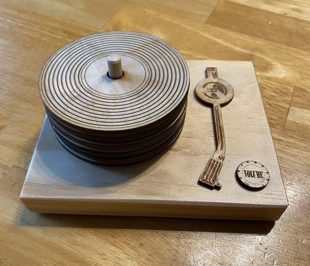Unique Coasters, Nostalgic vinyl Record Coaster Hand Crafted in Wood ...