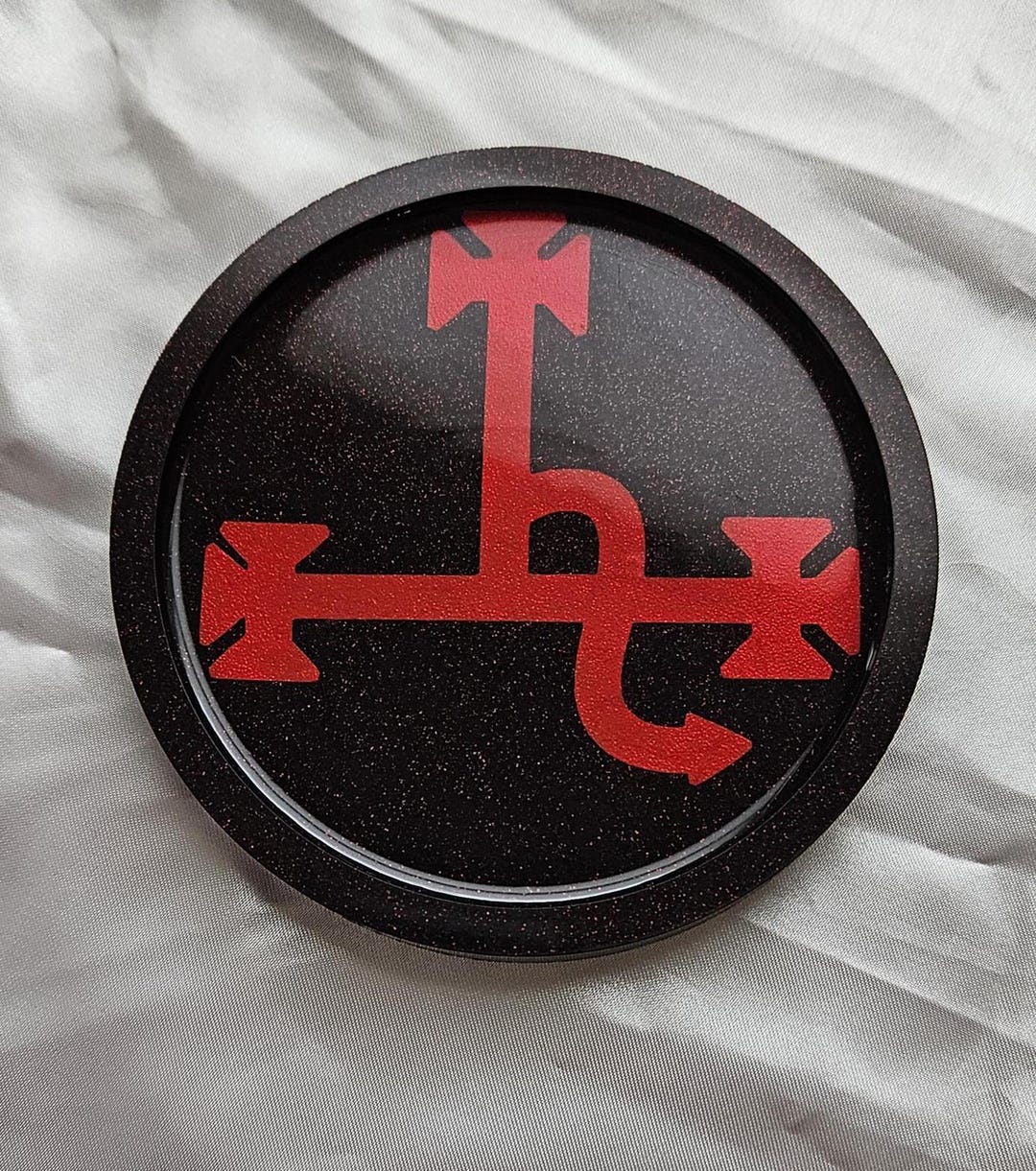 Lilith Sigil Red and Black Offering Plate Altar Decor Daemon - Etsy