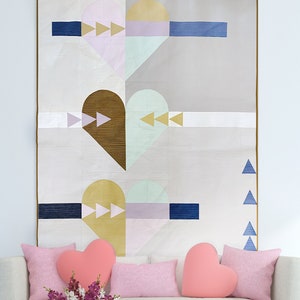 Be Mine Digital Quilt Pattern by Heather Black - Quiltachusetts - Etsy