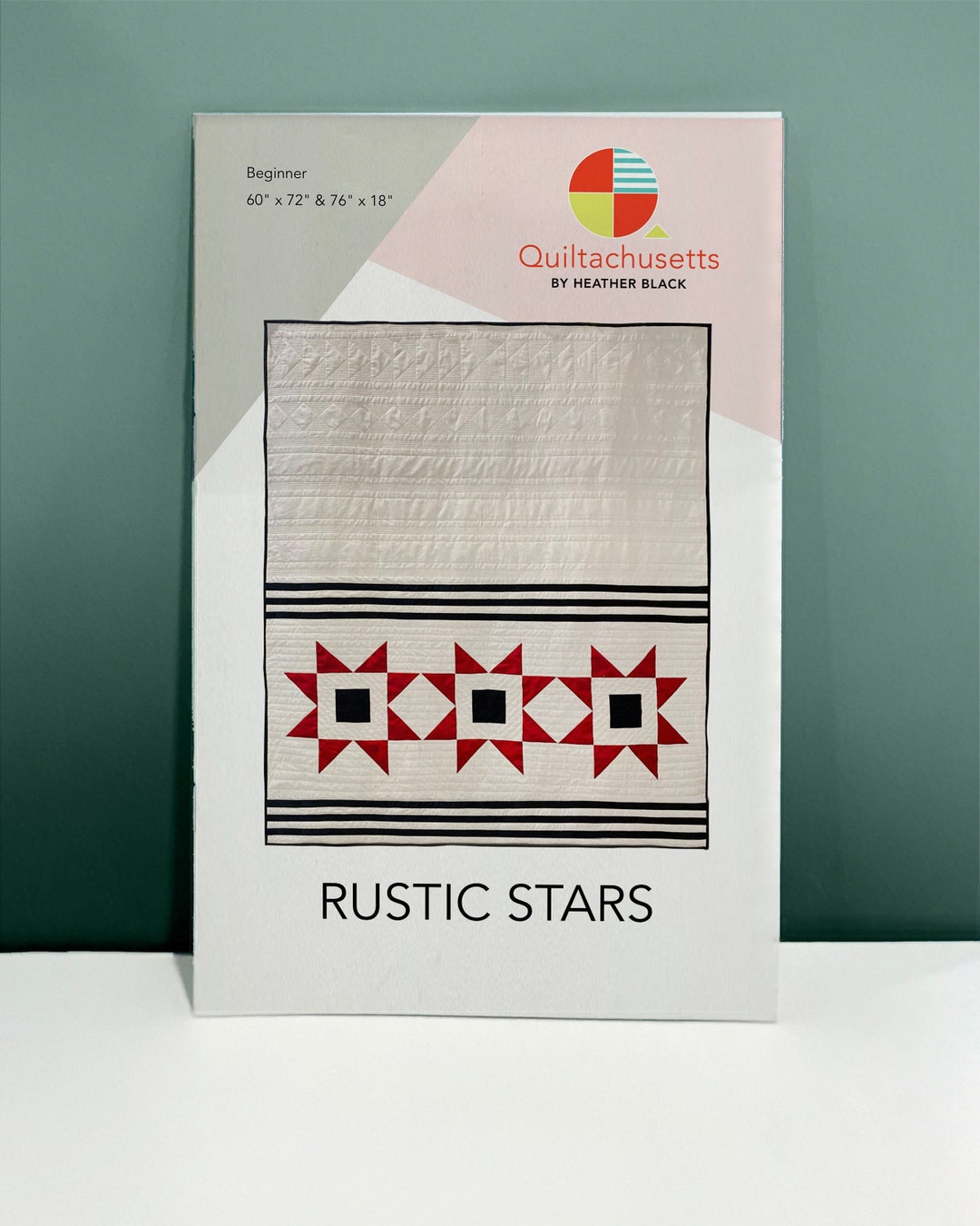 Rustic Stars Digital Quilt Pattern by Heather Black - Quiltachusetts - Etsy
