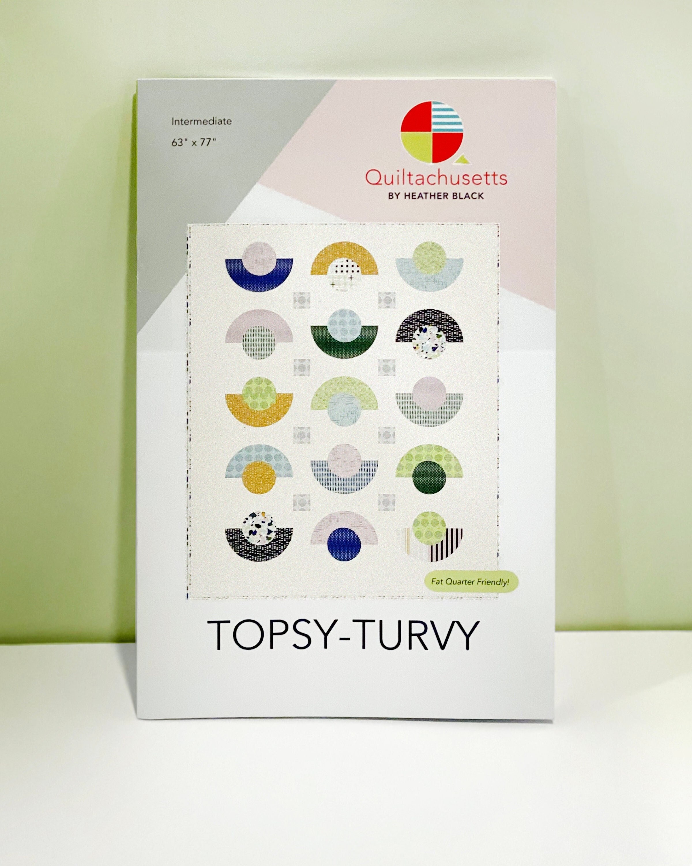 Topsy-turvy Quilt Digital Pattern by Heather Black - Quiltachusetts - Etsy