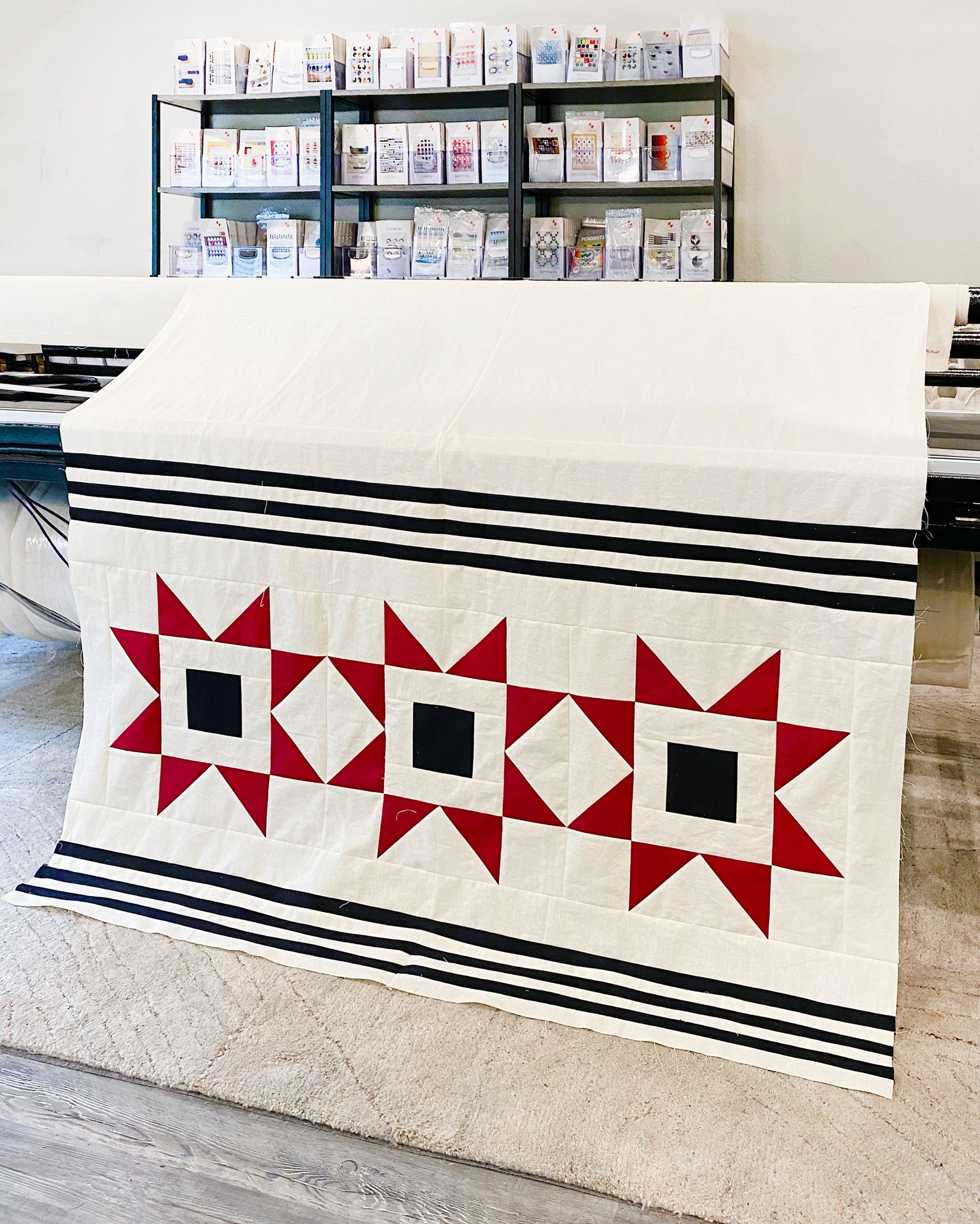 Rustic Stars Digital Quilt Pattern by Heather Black - Quiltachusetts - Etsy