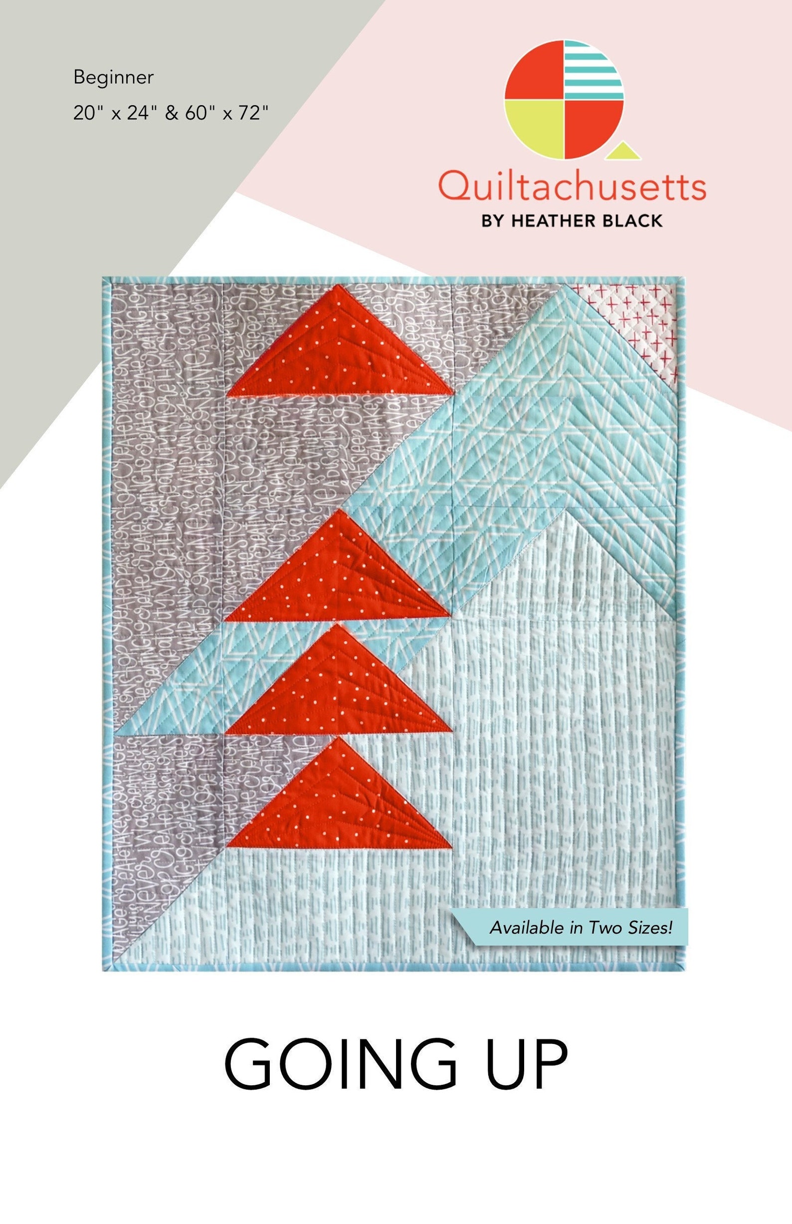 Going up Digital Quilt Pattern by Heather Black - Quiltachusetts - Etsy