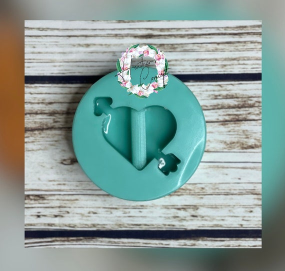Heart Arrow Straw Topper - Etsy