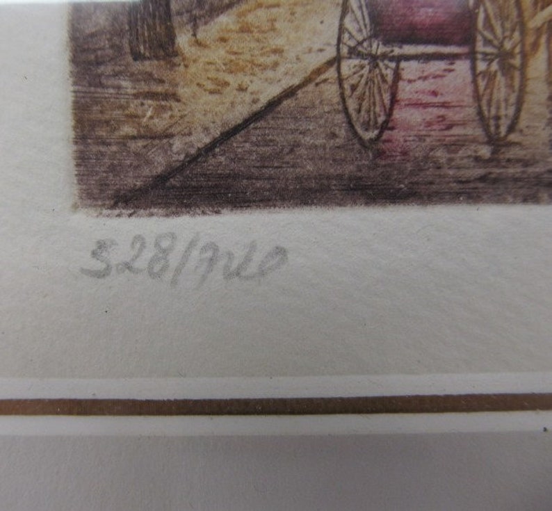 Vintage Paul Cloutier (of Canada) Original Signed Limited Edition ...