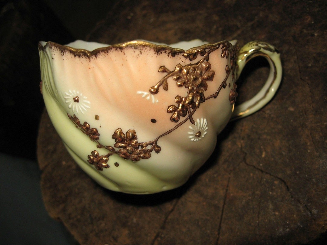 Rare Antique Knowles, Taylor, & Knowles (KTK) Hand-painted Lotus Ware ...