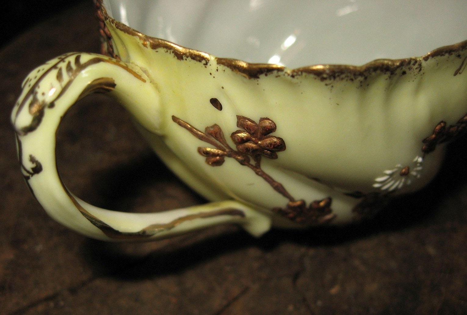 Rare Antique Knowles, Taylor, & Knowles (KTK) Hand-painted Lotus Ware ...