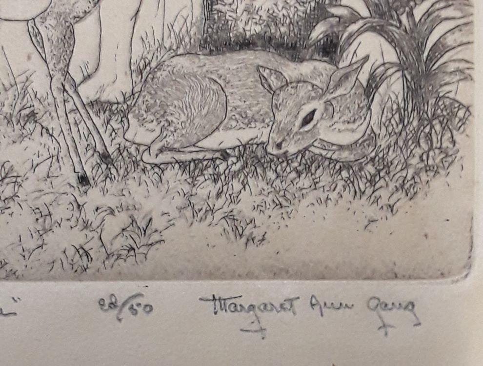 Rare Early 20th Century Margaret Ann Gaug Original Signed Limited ...