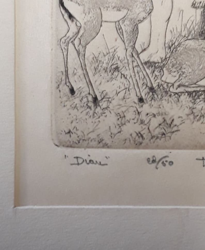 Rare Early 20th Century Margaret Ann Gaug Original Signed Limited ...