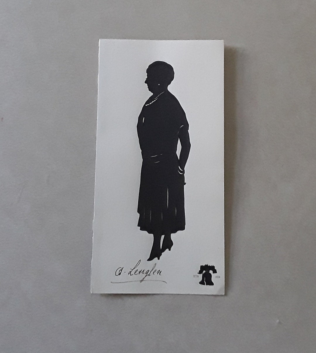 Hand-cut Full Body Silhouette of Suzanne Lenglen, Cut by Beatrix ...