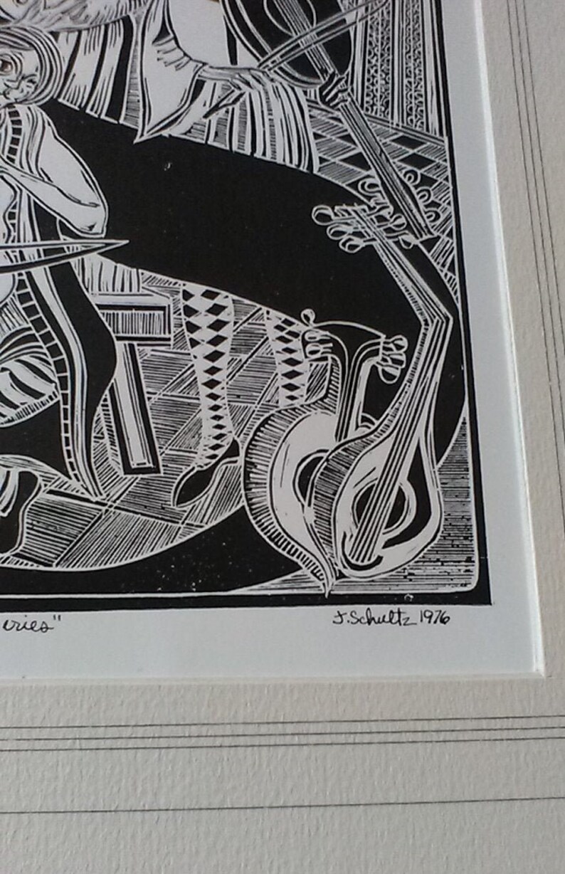 1976 Signed Original Jerry Schultz (of Grand Rapids, Michigan) Limited ...