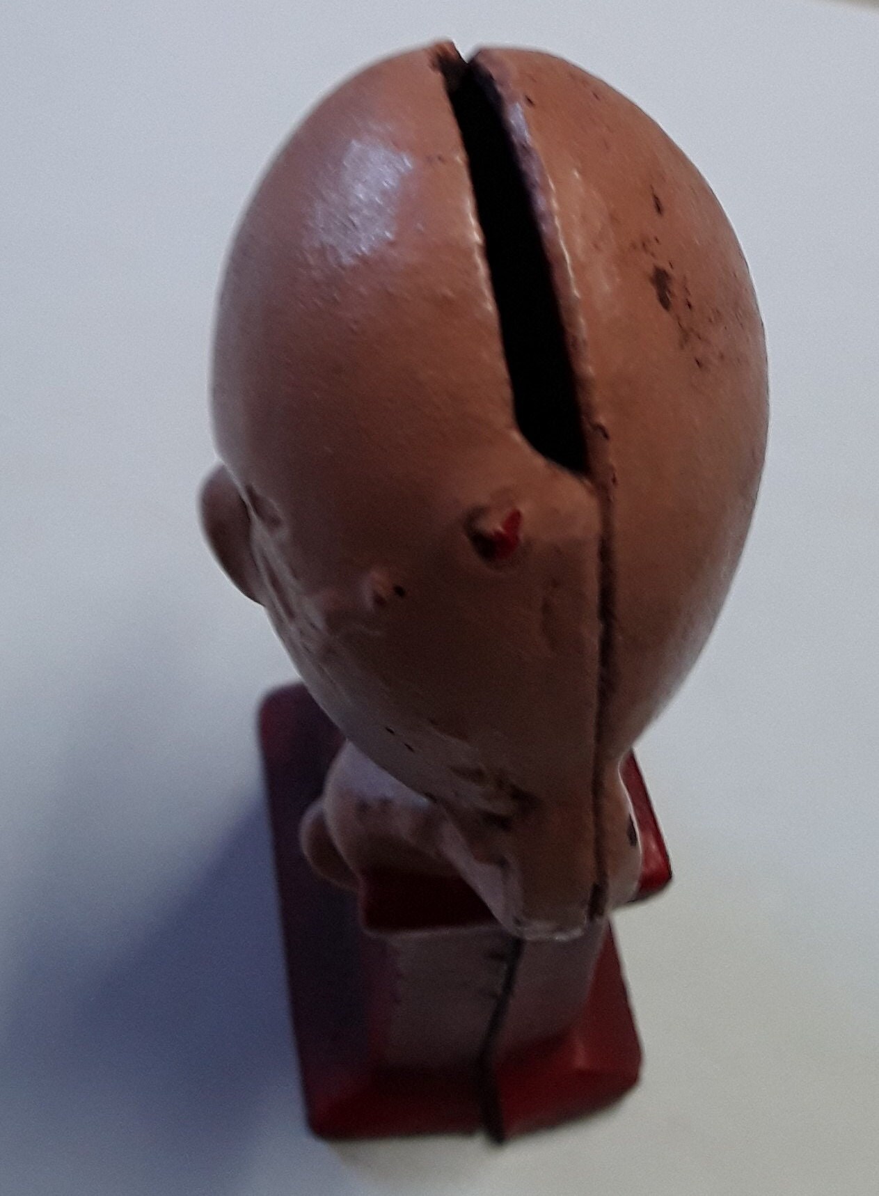 Three Vintage Cast Iron Still Banks, Including Cow, Humpty Dumpty, and ...