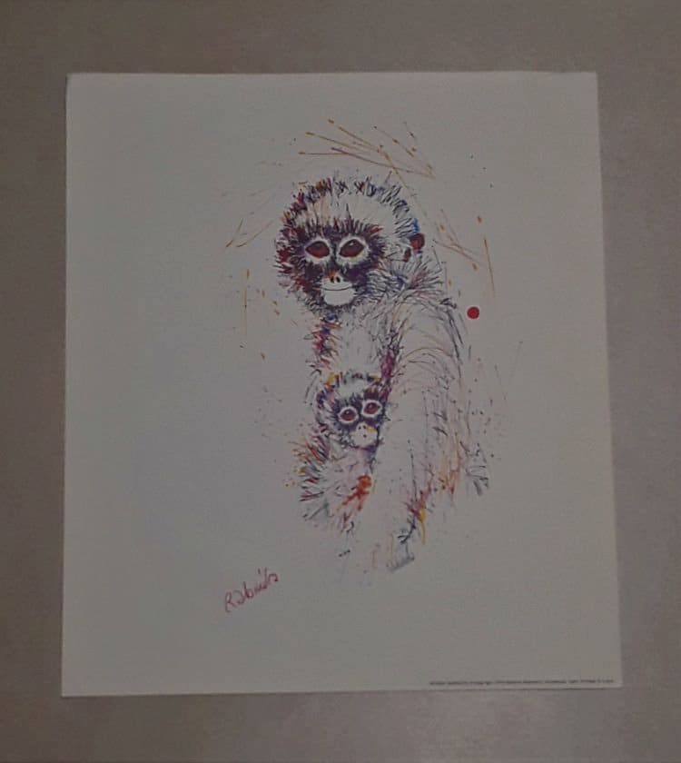 1974 Ralph “rabindra” Danks (of Hollywood, CA) Original Signed Colored ...