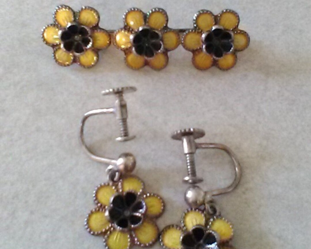 Vintage Meka Reklamegaver (of Denmark) Sterling Silver and Yellow ...