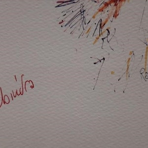 1974 Ralph “rabindra” Danks (of Hollywood, CA) Original Signed Colored ...