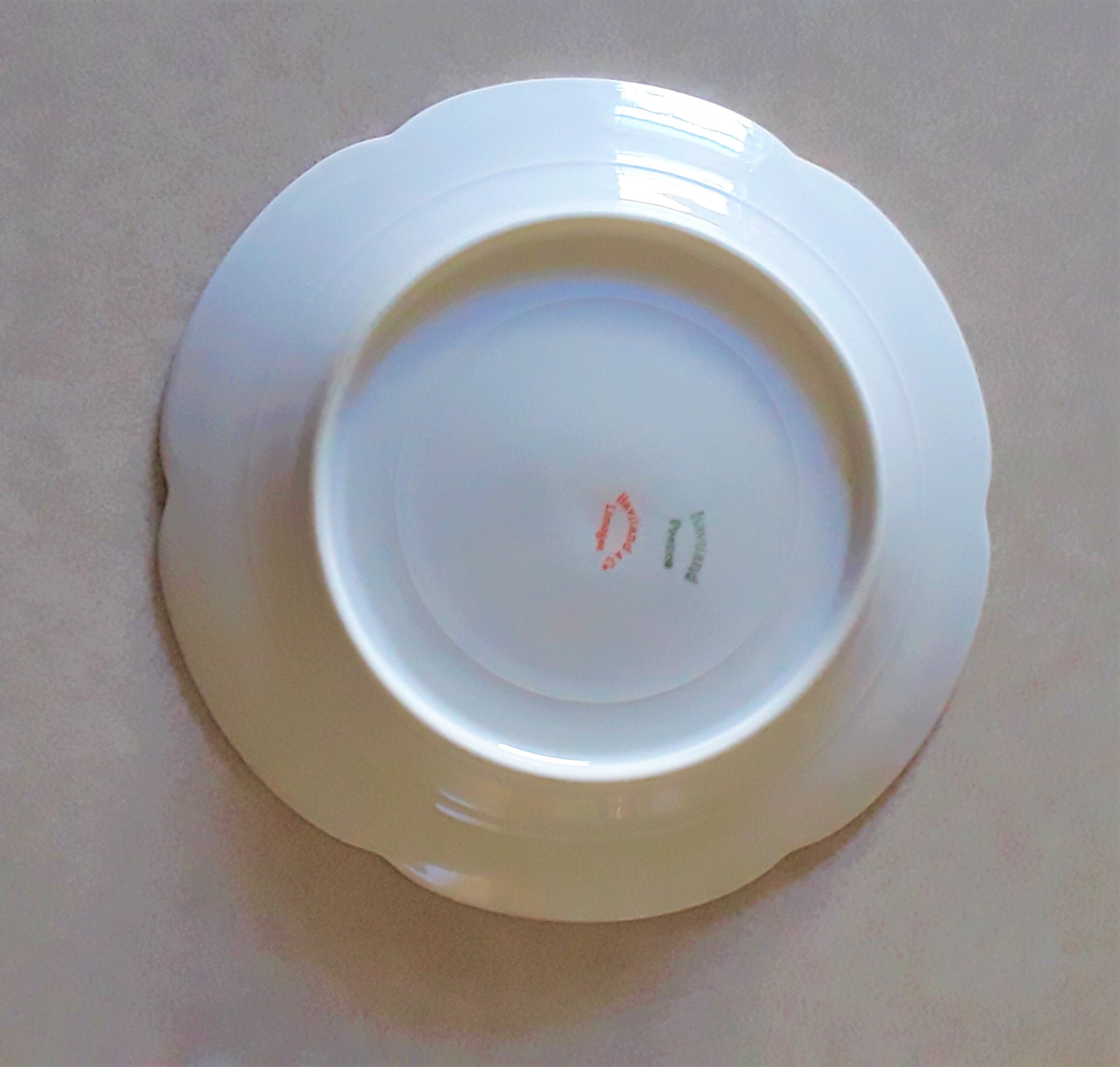 Two Vintage Small Porcelain Plates (made in Limoges, France) With Hand ...