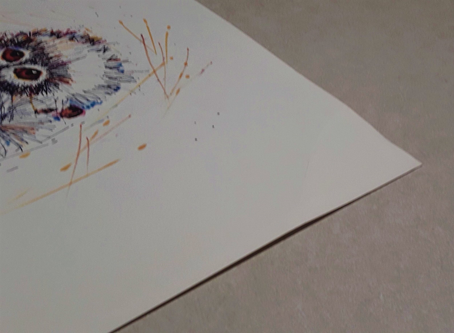 1974 Ralph “rabindra” Danks (of Hollywood, CA) Original Signed Colored ...