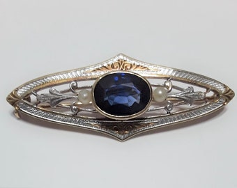 Vintage Gold Filled Krementz Brooch - Etsy