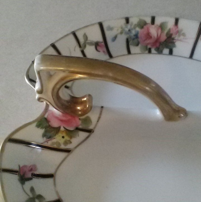 Vintage Japanese Nippon Hand-painted Divided Candy Dish, Made Between ...