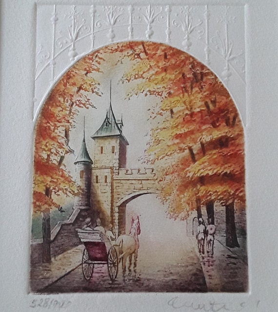 Vintage Paul Cloutier of Canada Original Signed Limited - Etsy