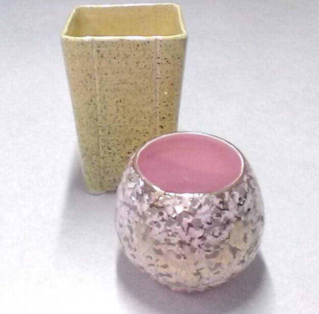 Two Mid Century Art Pottery Planters/vases, Including 1950s Shafer ...