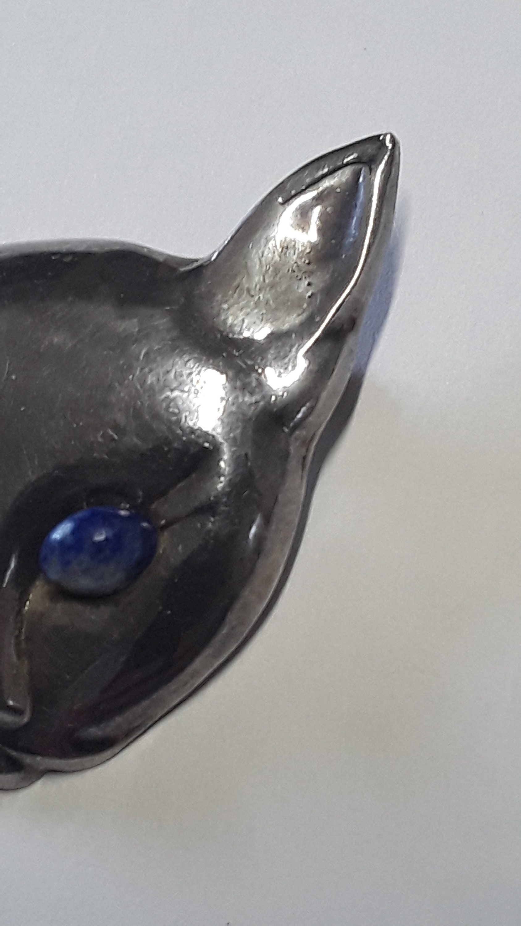 Vintage Taxco mexico Sterling Silver and Lapis Lazuli Cats - Etsy