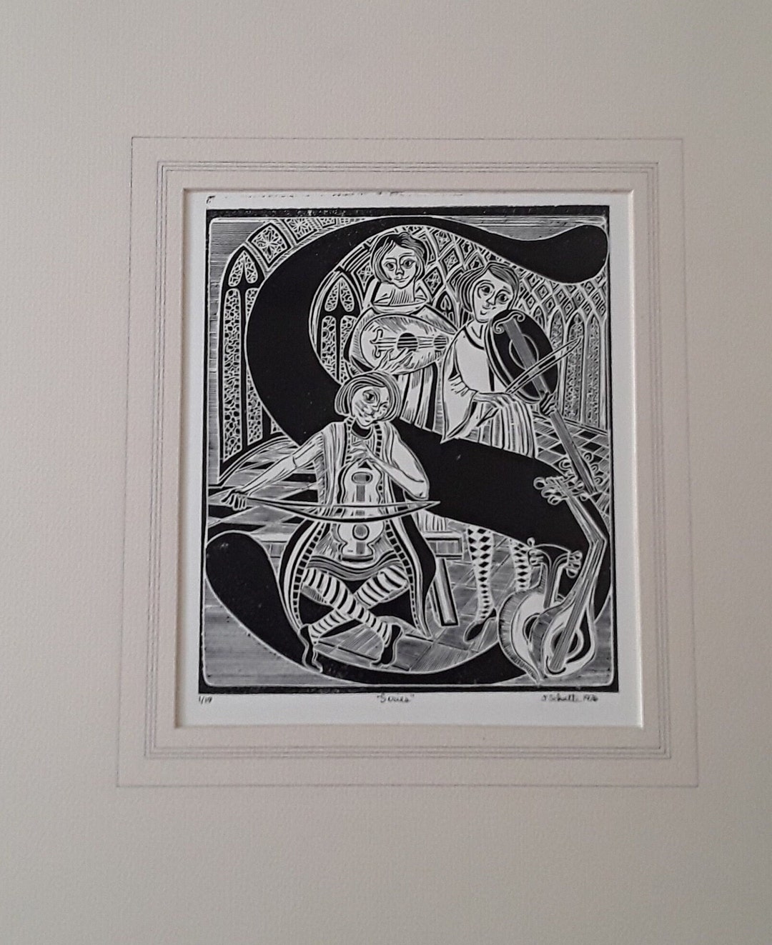 1976 Signed Original Jerry Schultz (of Grand Rapids, Michigan) Limited ...