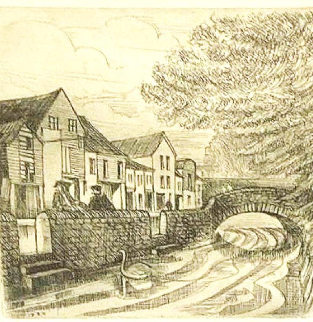 1980 Brian Lalor Original Signed Limited Edition Etching of 17th ...