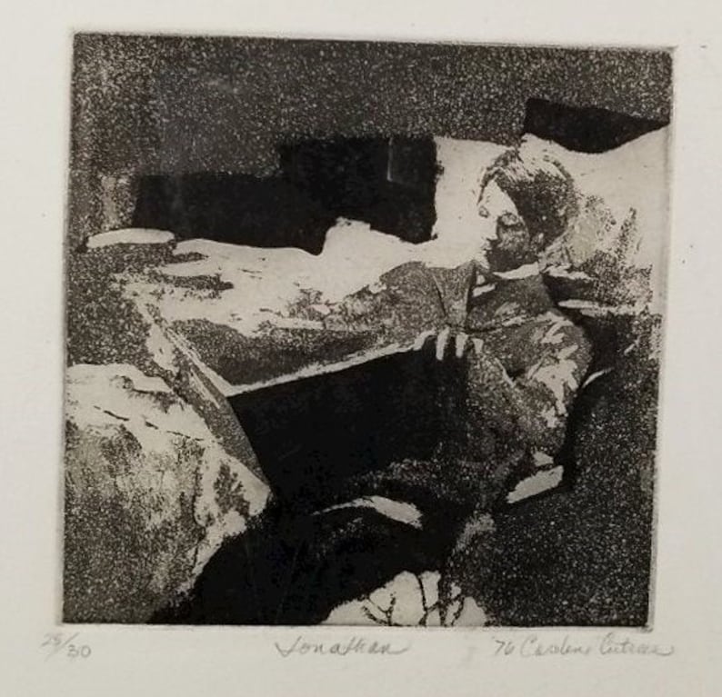 Three 1970s Caroline Cutrona Signed Original Limited Edition Aquatint ...