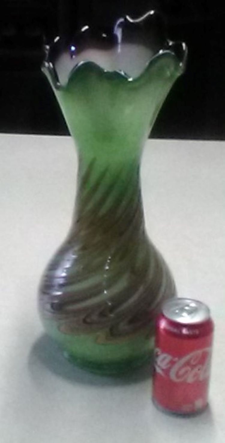 Large Vintage Darrius Zarrin Hand Blown Double-layered French Art Glass ...