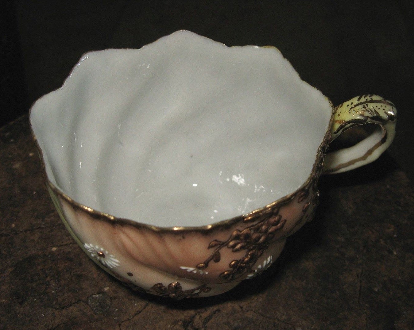 Rare Antique Knowles, Taylor, & Knowles (KTK) Hand-painted Lotus Ware ...