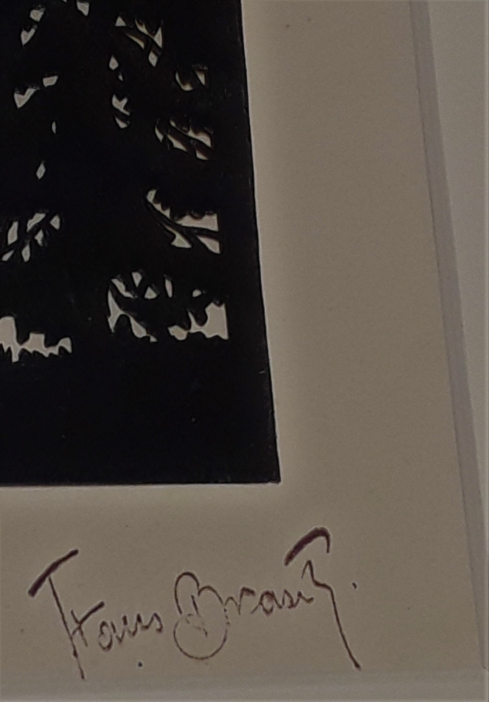 Two Early 20th Century Signed Hans Brasch (of Germany) Black Tissue ...
