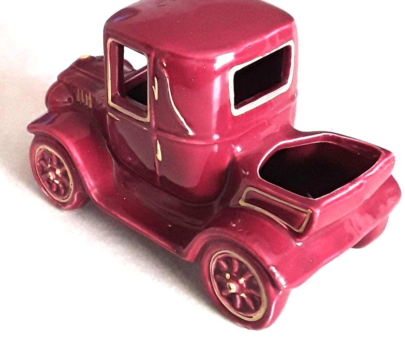 Three Vintage Ceramic Classis Car Planters, Including One in Metlox ...