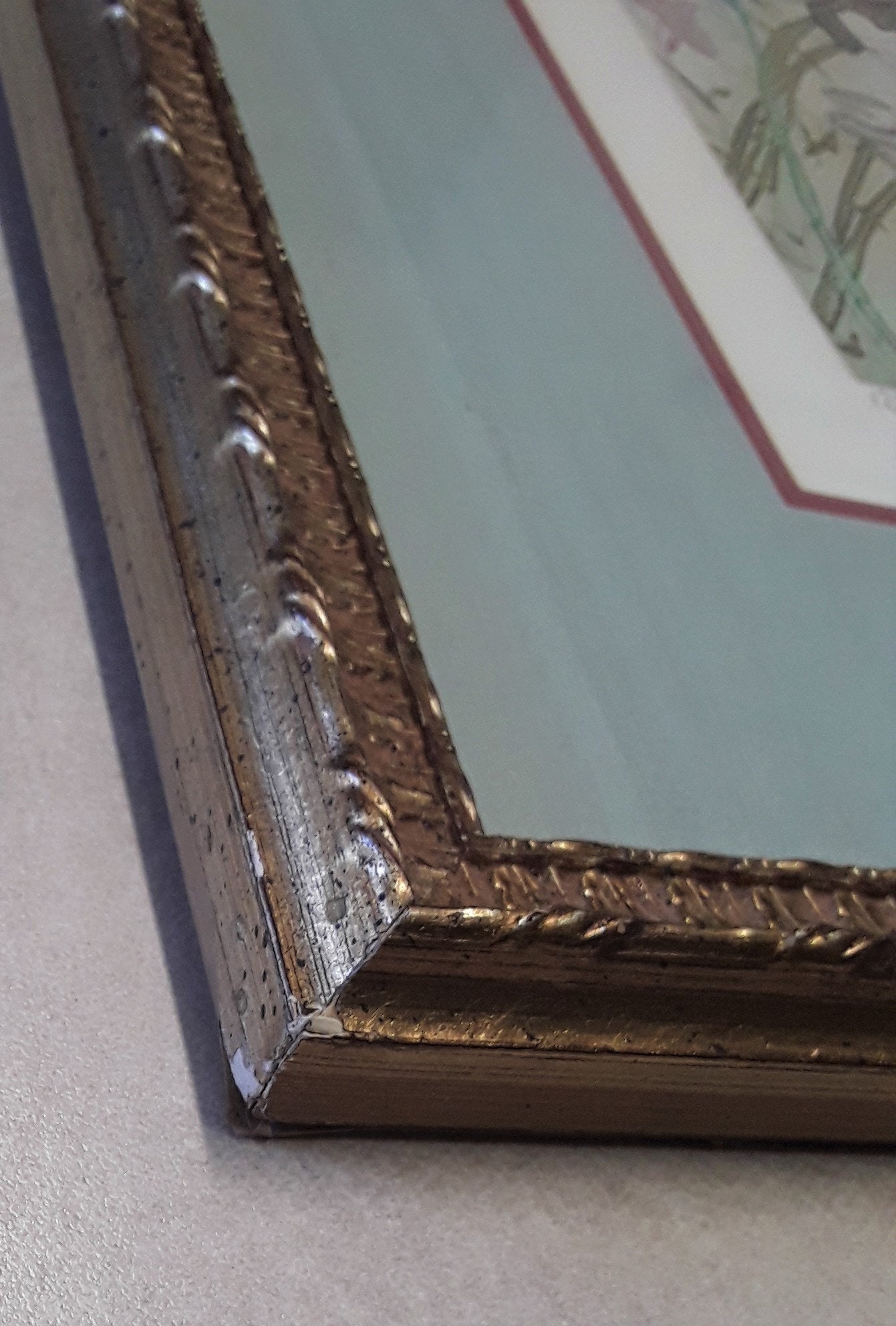 1979 Joan Ward Signed Limited Edition Colored Etching, Entitled tea ...