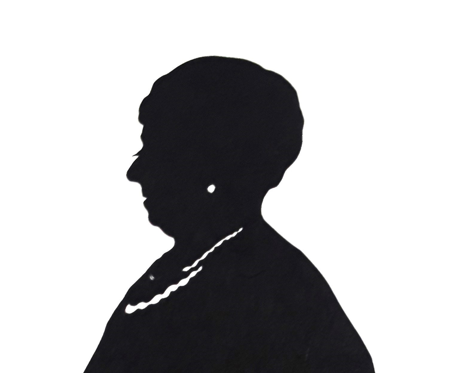 Hand-cut Full Body Silhouette of Suzanne Lenglen, Cut by Beatrix ...