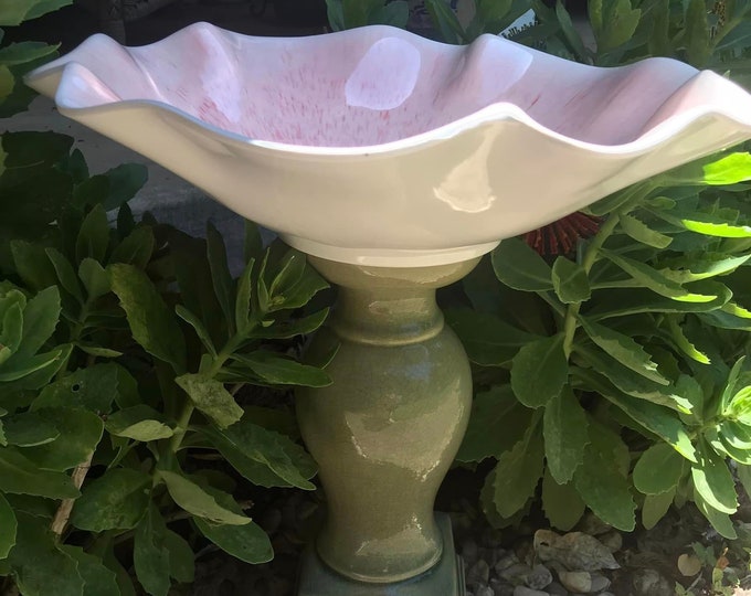 Garden Art Bird Bath - Etsy