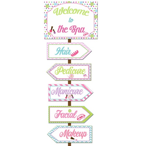 Spa Party Printable Signs Spa Activity Signs Spa Birthday - Etsy Australia