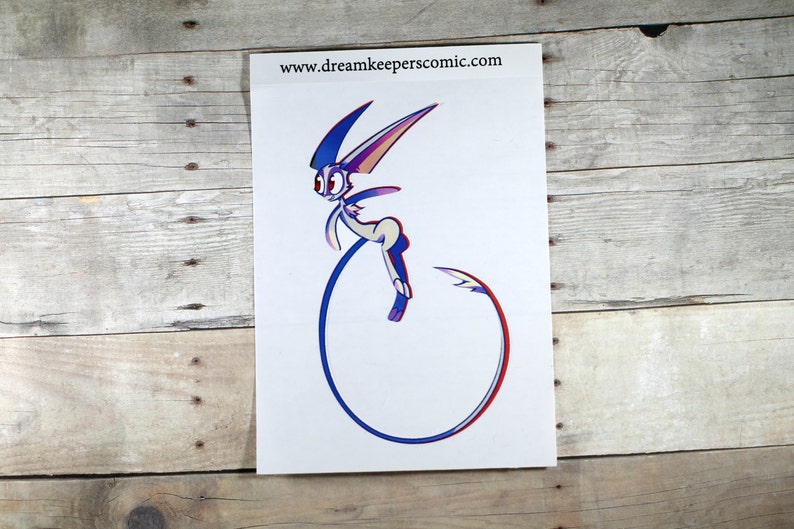 Dreamkeepers Whip Sticker Web Comic Stickers Furry - Etsy