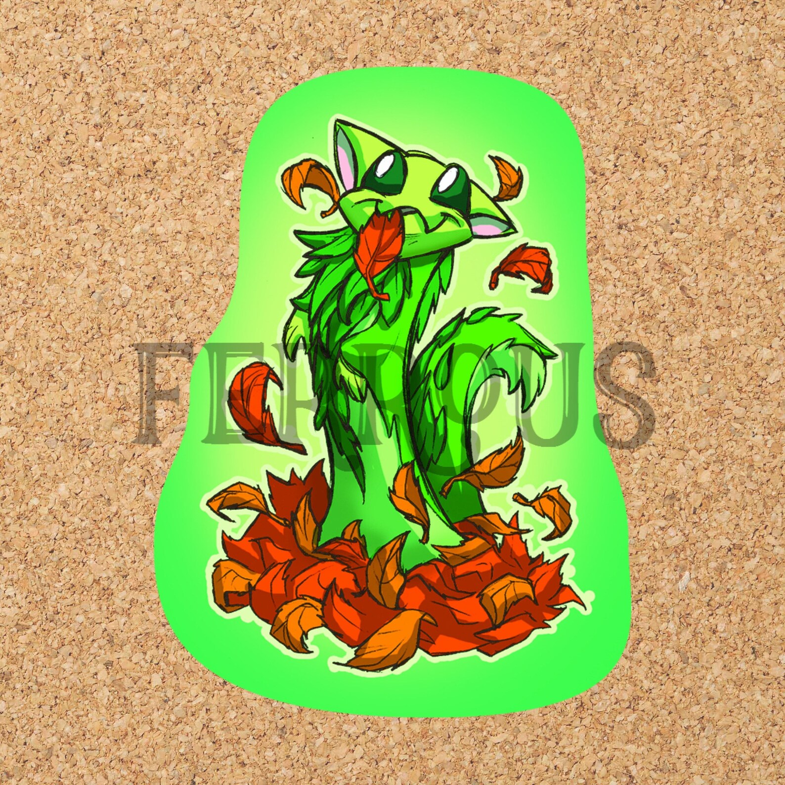 Leaf Ryuneko Web Comic Stickers Furry Community Anthro - Etsy