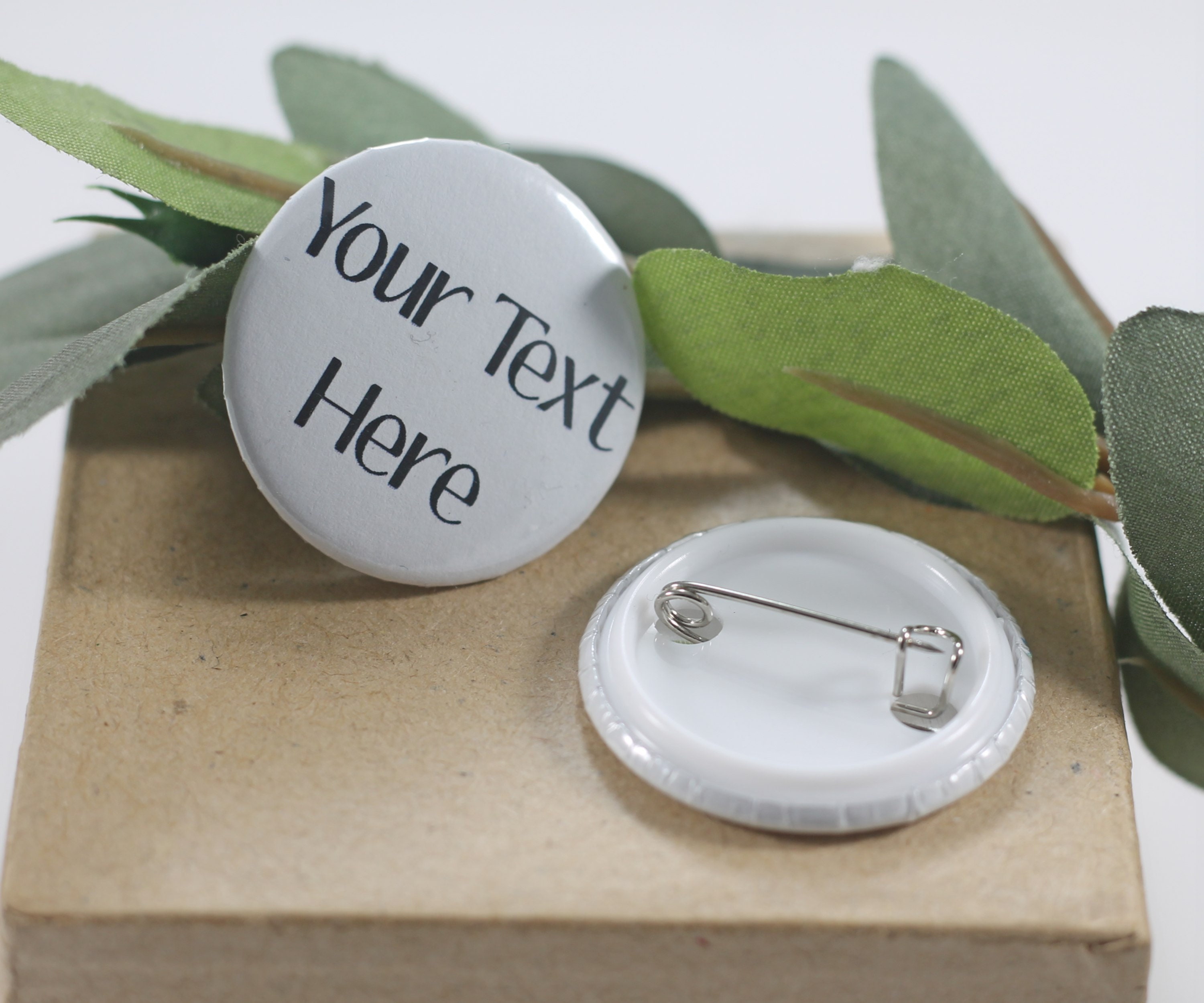 Custom Pins - Your Text Here Badges - Etsy