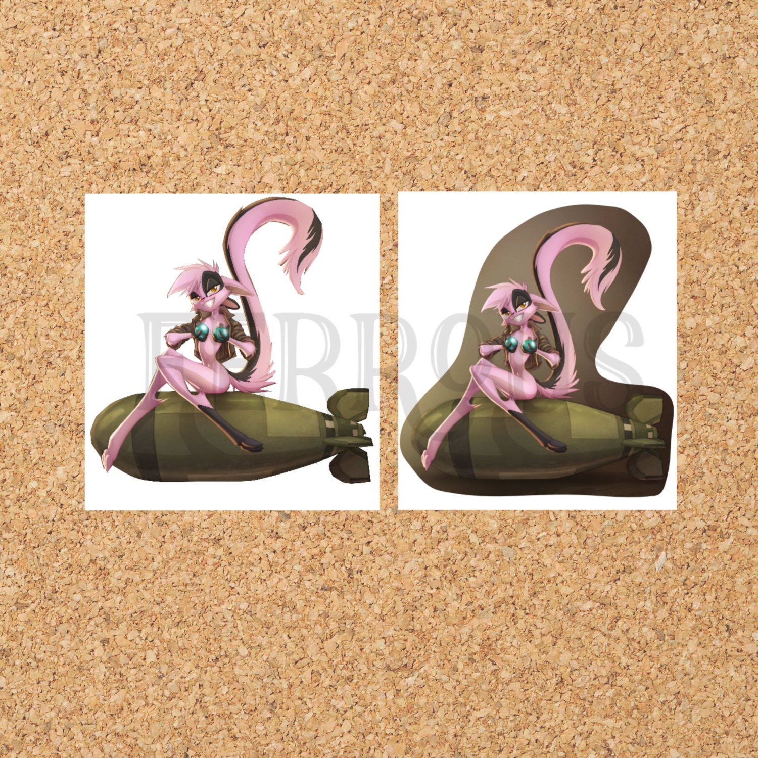 Dreamkeepers Vi Bombshell Sticker Web Comic Stickers Furry Etsy